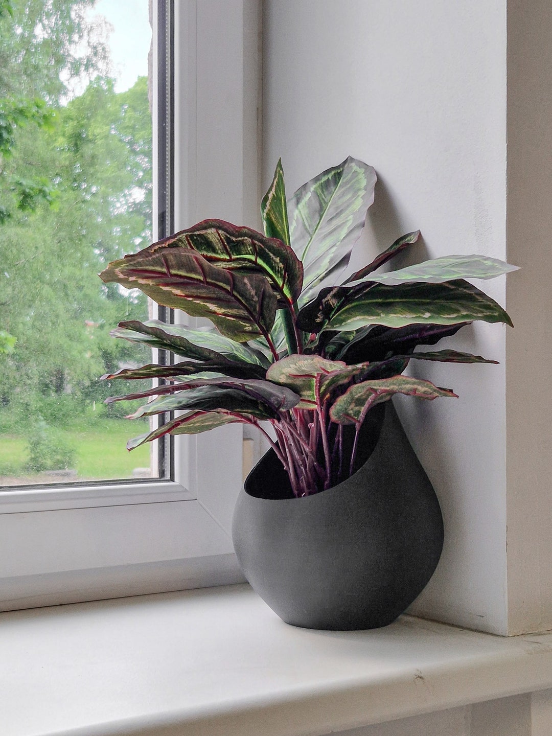 Corner Planter, Lightweight Teardrop Planter, Wall Mounted Plant Pot ...