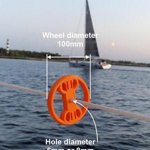 Sail Chafe Protection Wheel, Sail Guard Wheel, Sail Protector, Sail Saver - Etsy