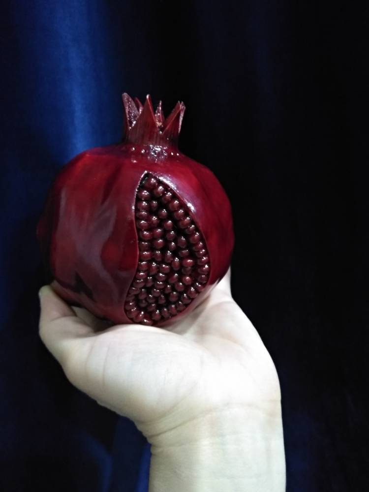 Big Sized Handcrafted Wooden Pomegranate Gift Made in Armenia ...
