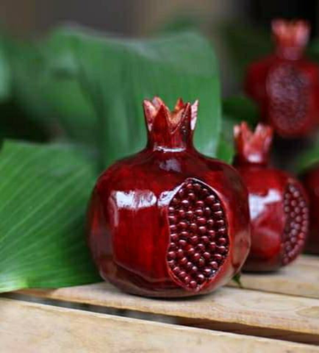 Big Sized Handcrafted Wooden Pomegranate Gift Made in Armenia ...