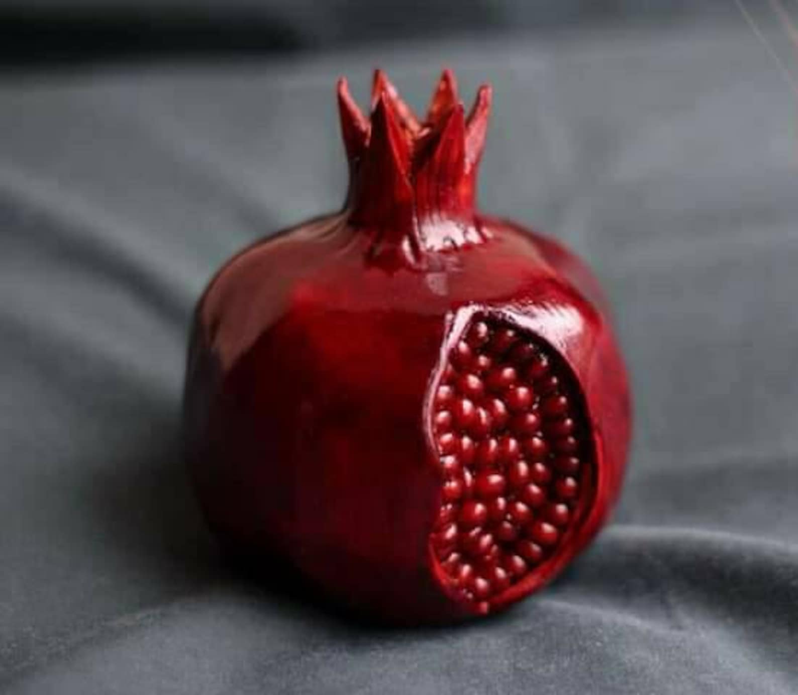 Big Sized Handcrafted Wooden Pomegranate Gift Made in Armenia | Etsy