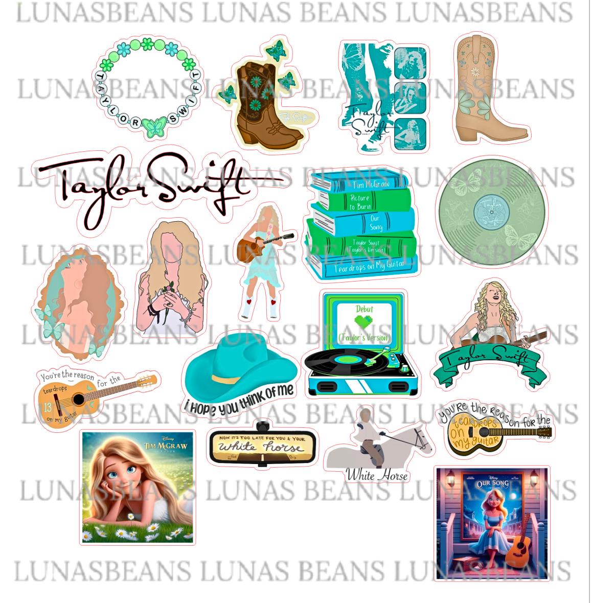Taylor Swift Debut Vinyl Stickers - Etsy