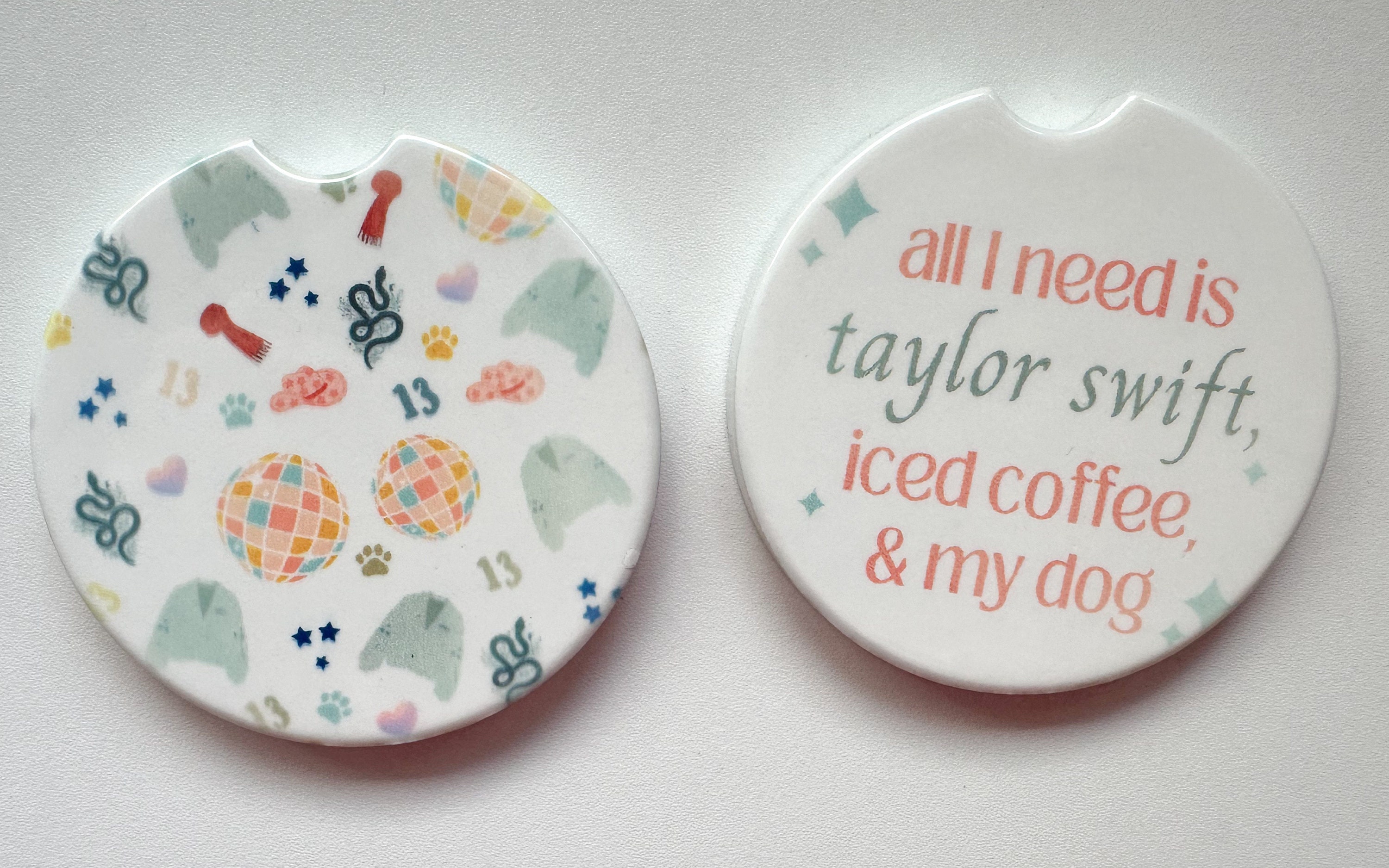 Taylor Swift Car Coaster, Taylor Swift Gift Ideas, Car Coaster , Dog ...