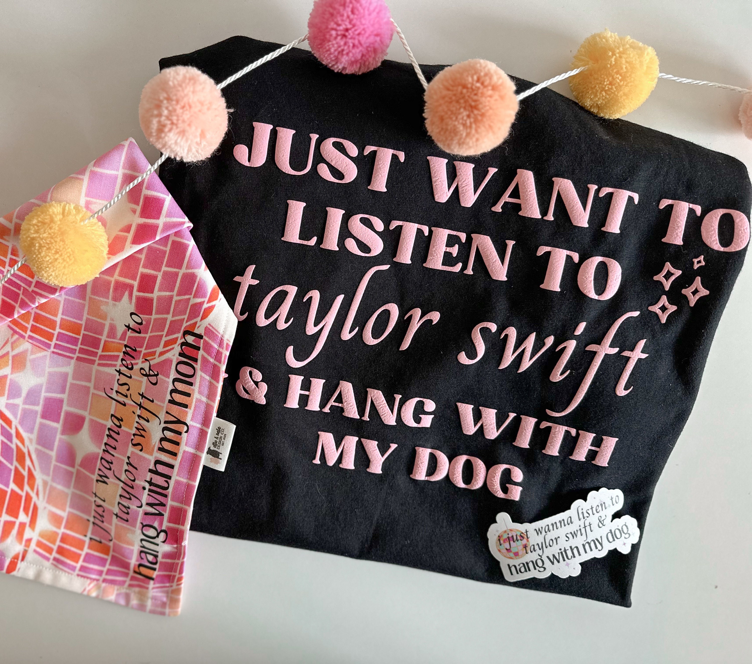 Taylor Swift Dog Bandana, Taylor Swift Dog Bandana Matching Set, Dog ...