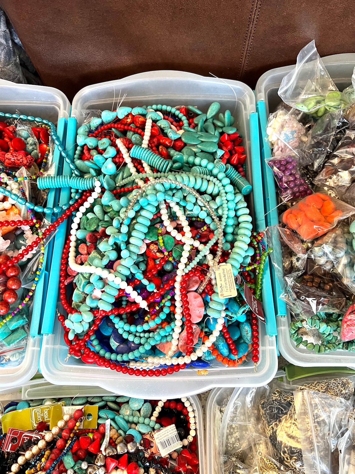 Liquidation Destash Sale mixed Bead Lot 5 Lbs of Beads, Gemstone, Glass ...