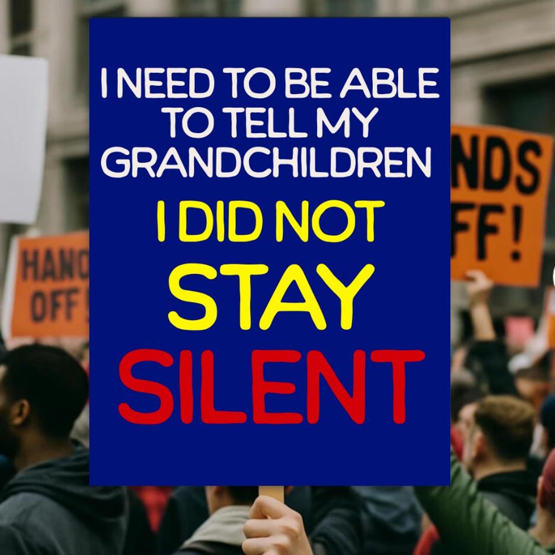 NOPE Anti-trump Protest Sign: Printable Trump NO Kings Day Rally, Print ...