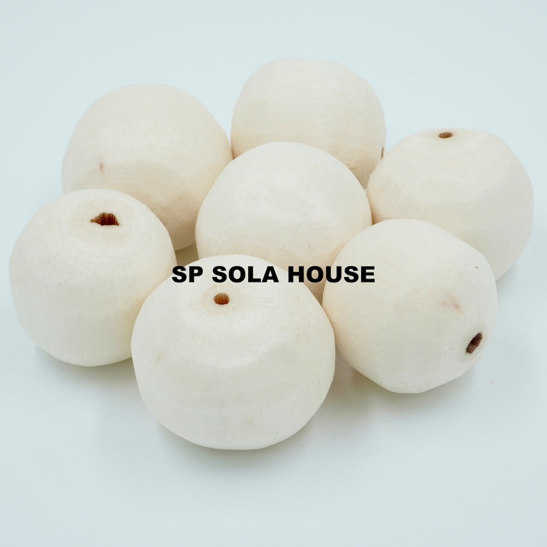 Sola Wood Balls: Bird & Chinchilla Toys (2cm Diameter) - Etsy