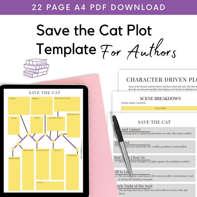 Save the Cat Template - Etsy