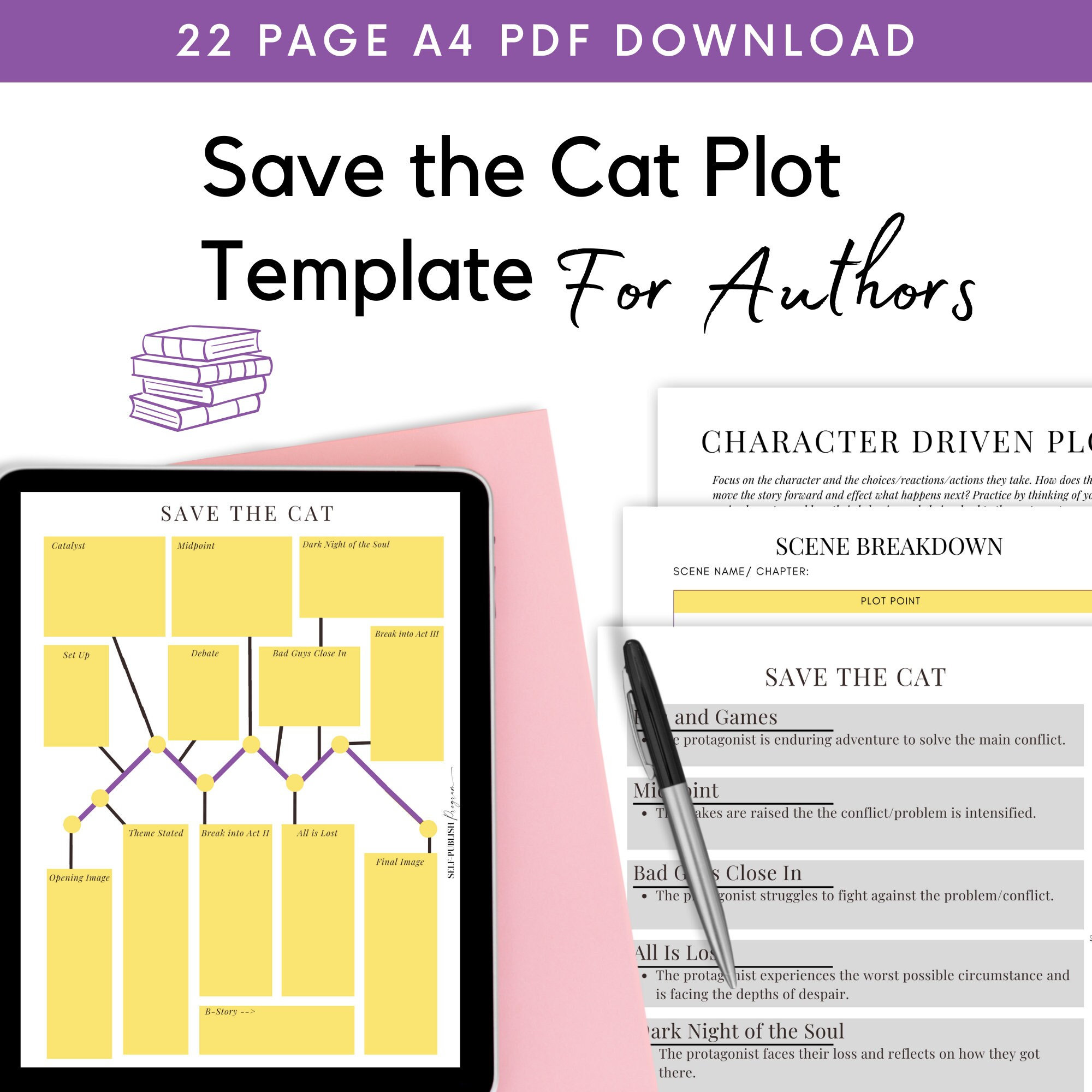 Save the Cat | Plot | Writing | Book | Story | Structure | Template ...