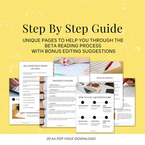 Non-fiction Feedback Form to Give to Your Beta Readers | Editing ...