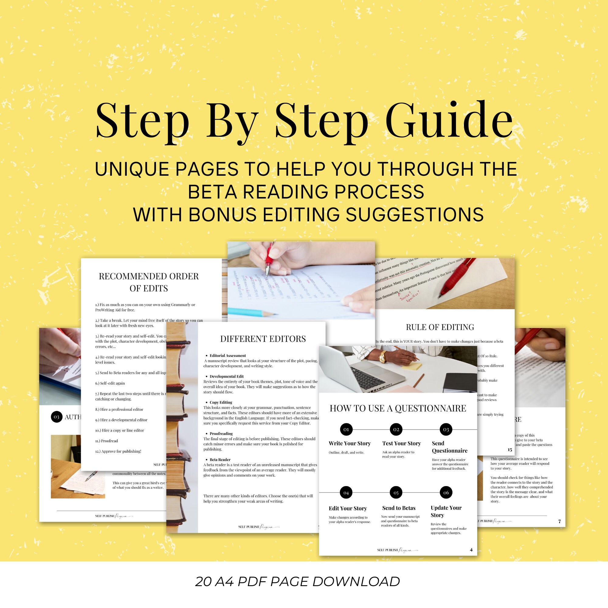 Non-fiction Feedback Form to Give to Your Beta Readers | Editing ...