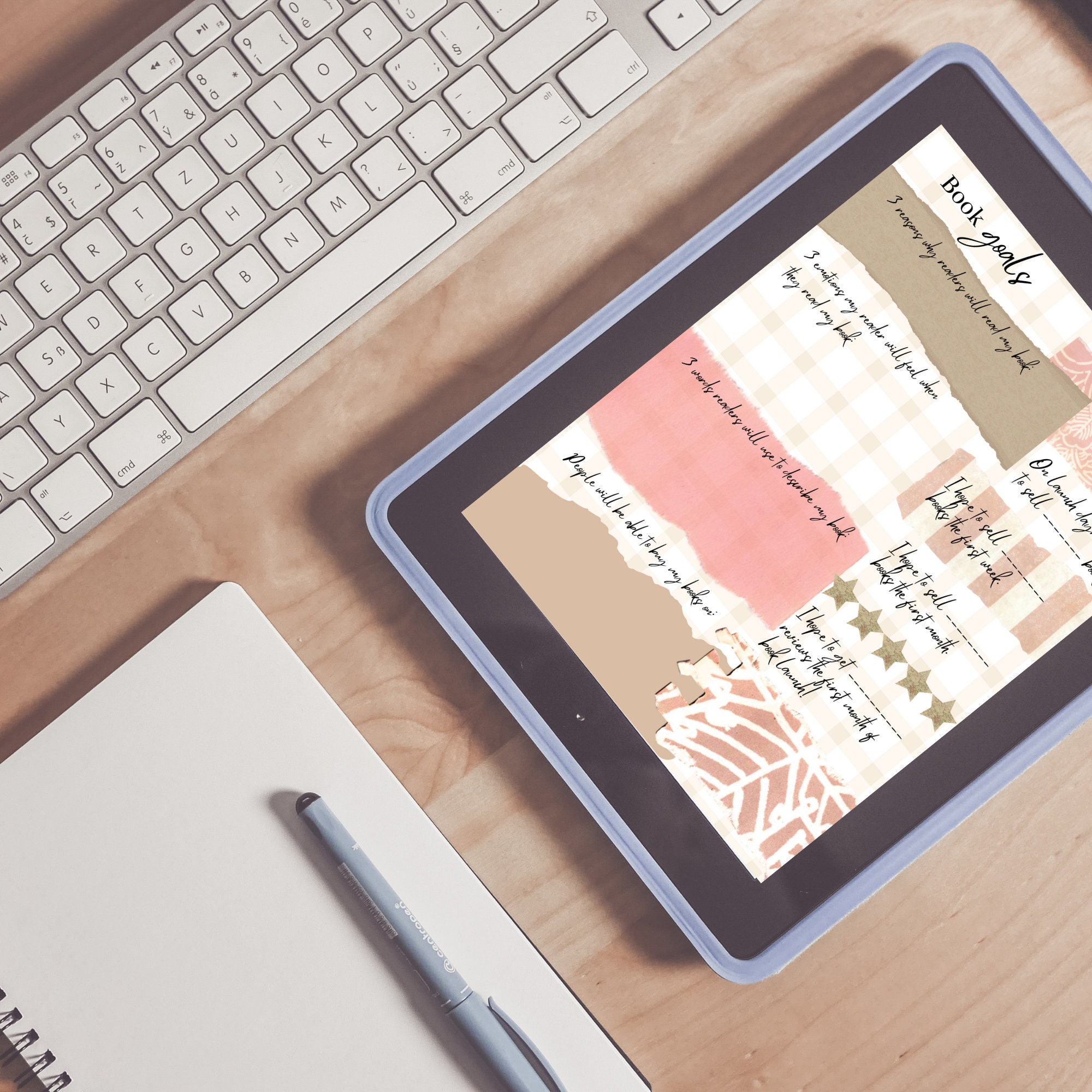 Printable Author Vision Board PDF | Get Focused and Motivated to Write ...