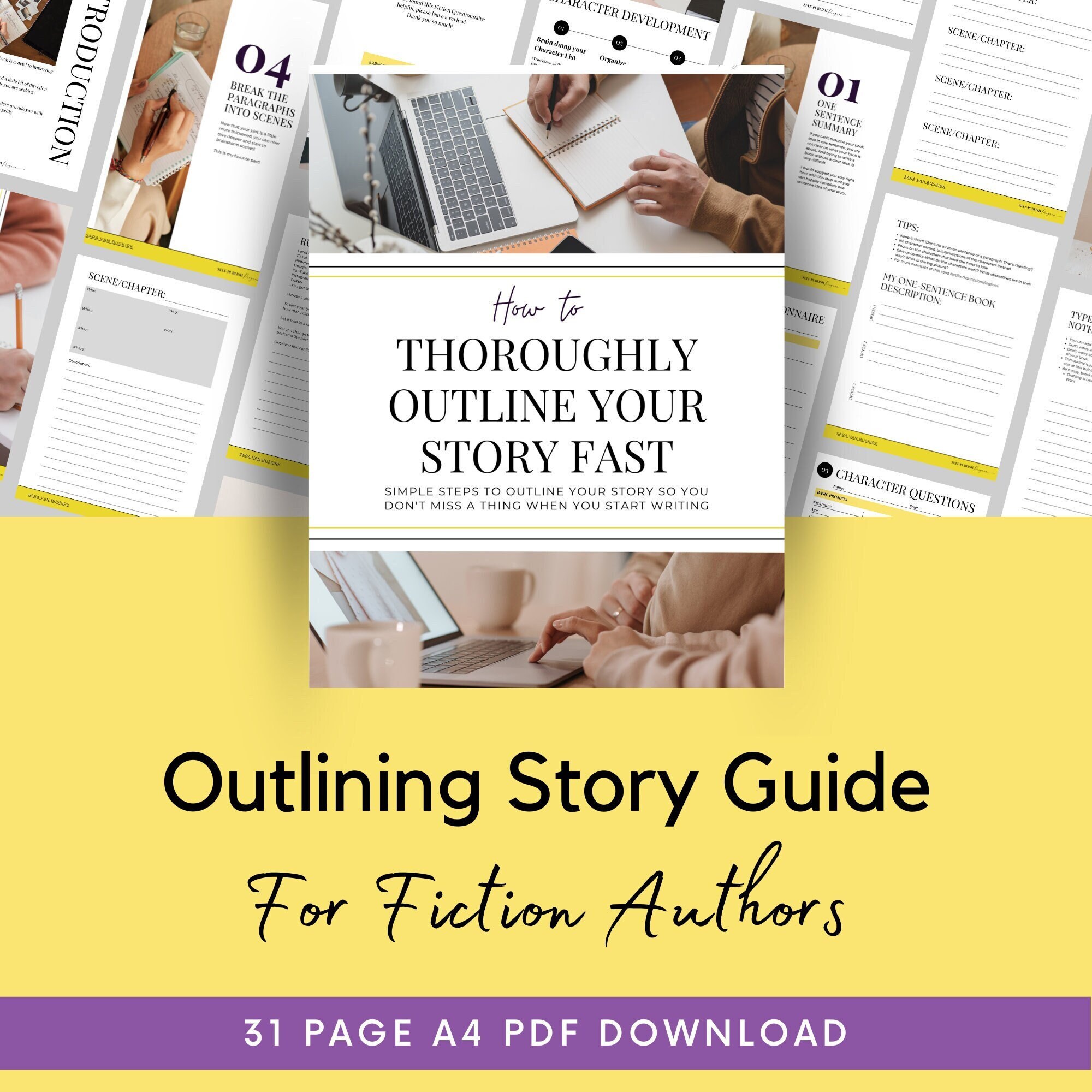 Outline Your Story Writing Organizer Book Writing Writer - Etsy