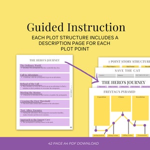 Book Plot Templates Plotting Bundle Chapter Scenes Save the Cat 7 Point ...