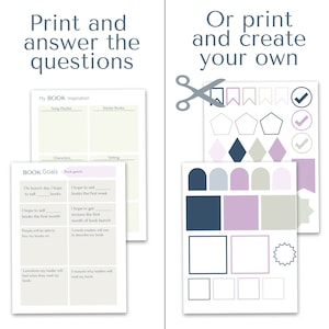 Printable Author Vision Board PDF Get Focused and Motivated to Write ...