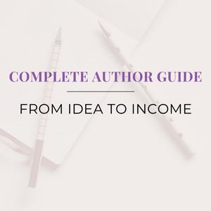 Become an Author Guide to Write, Self-publish, and Market Books - Etsy