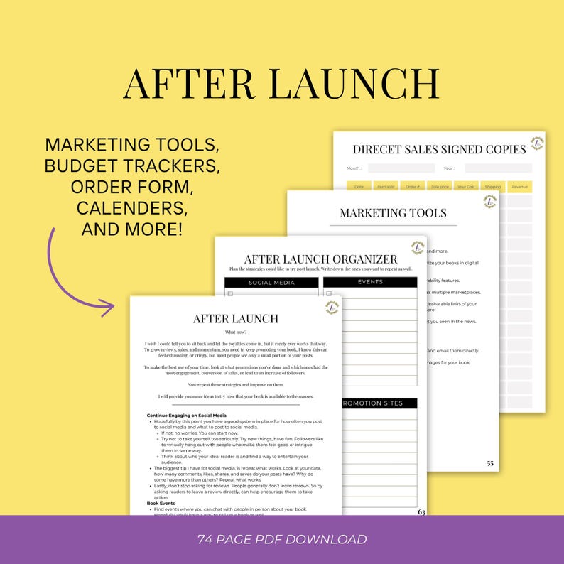Sell More Books Marketing Guide | Author Organizer, Self Publishing ...