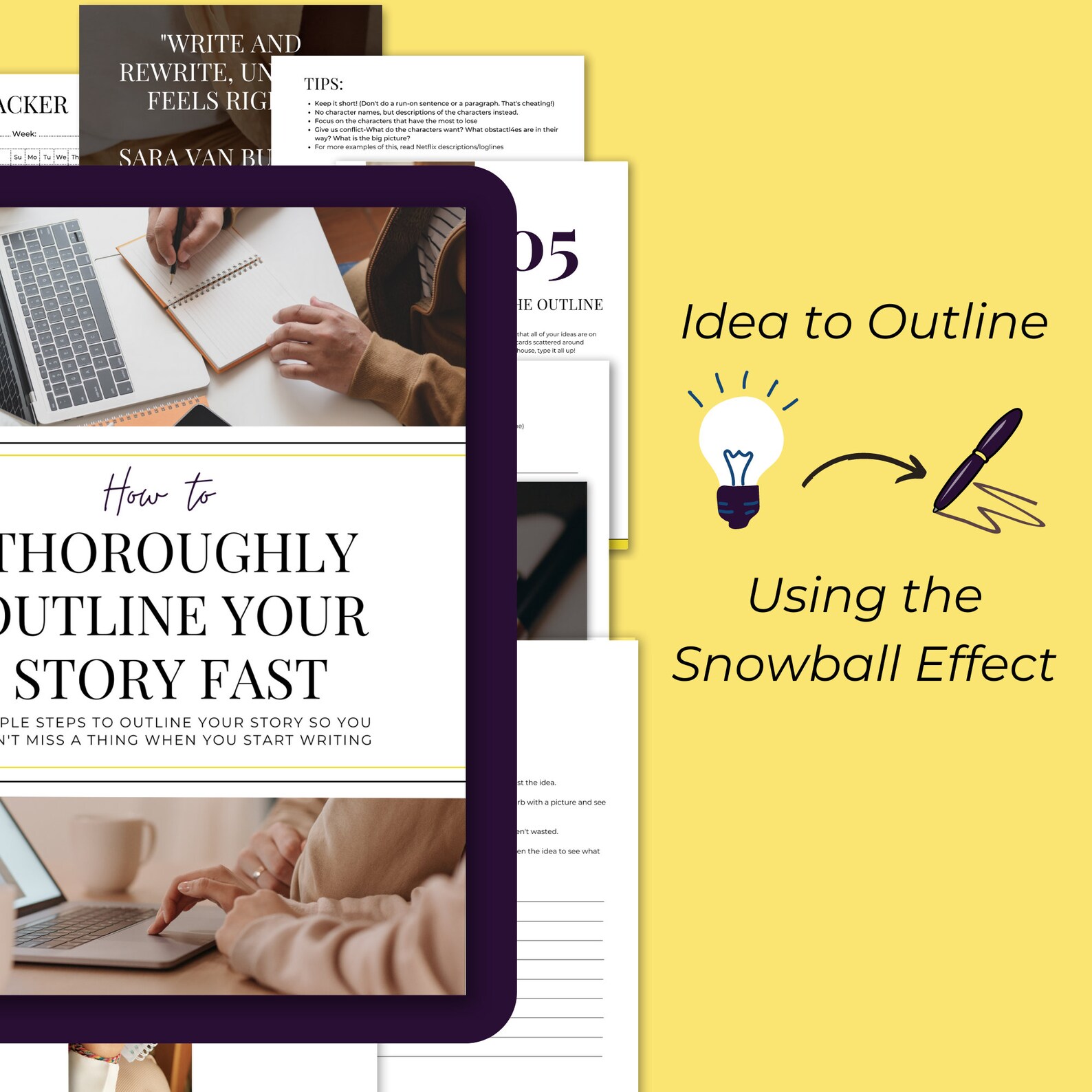 Outline Your Story Writing Organizer Book Writing Writer - Etsy