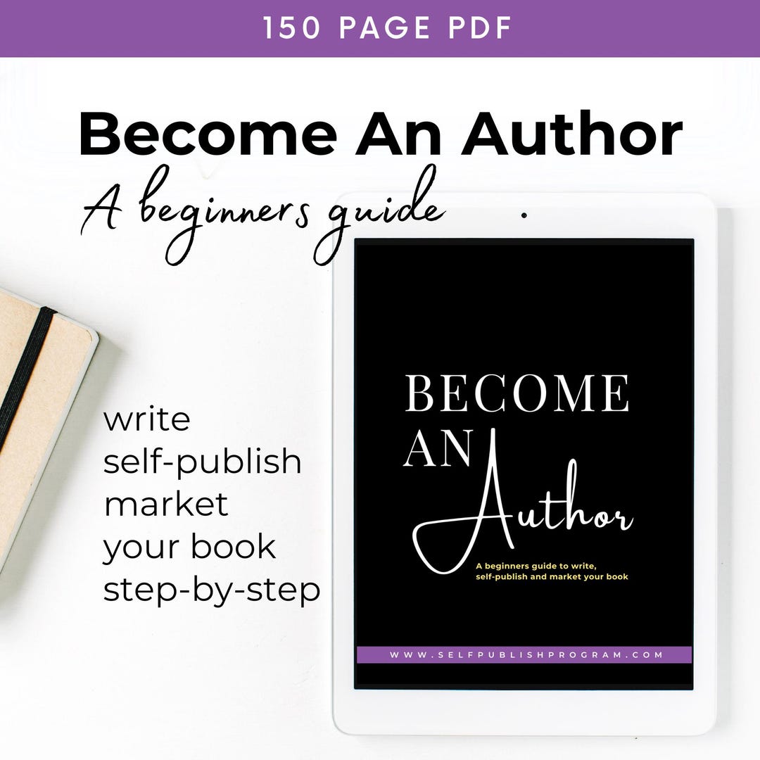 Become an Author Guide to Write, Self-publish, and Market Books - Etsy