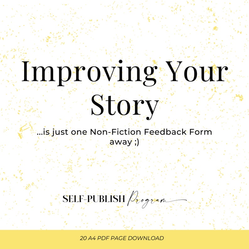 Non-fiction Feedback Form to Give to Your Beta Readers | Editing ...