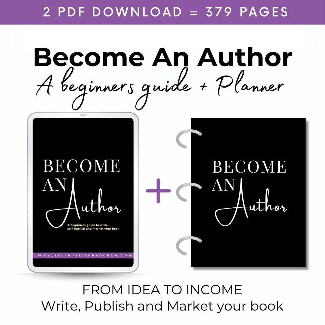 Author Planner, Organizer, Novel, Book, Character Development, World ...