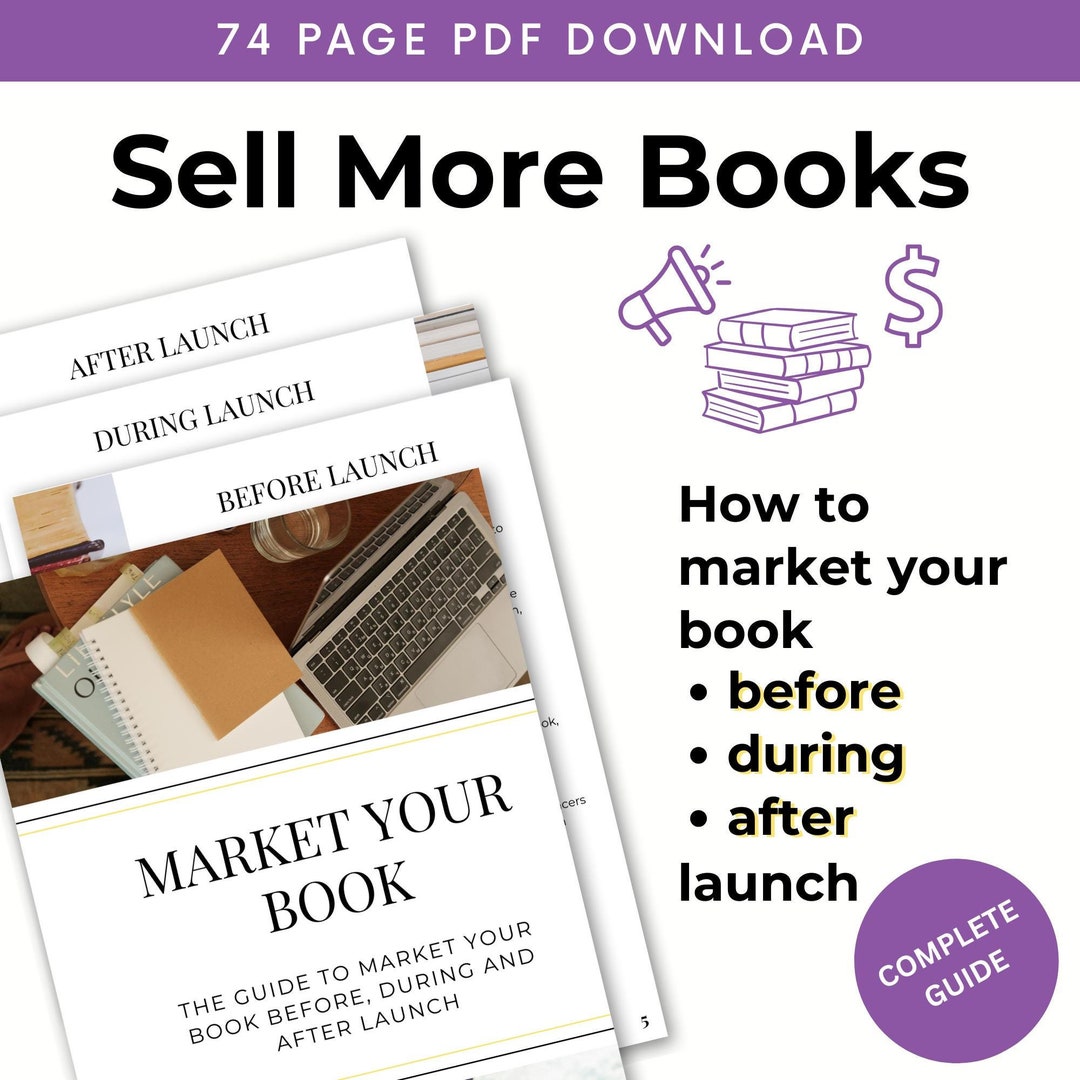 Sell More Books Marketing Guide | Author Organizer, Self Publishing ...