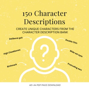 Character Development Workbook With 100 Prompts and Questions Character ...