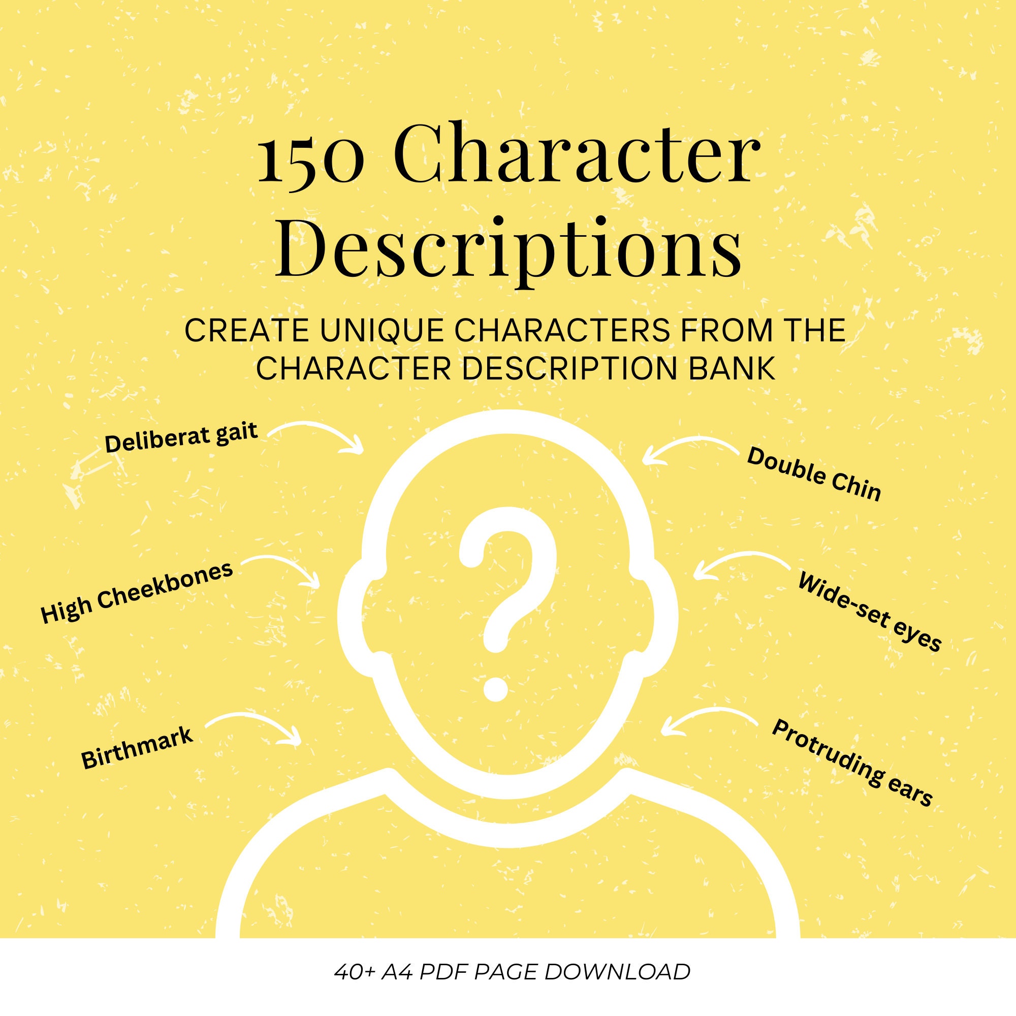 Character Development Workbook With 100 Prompts and Questions Character ...