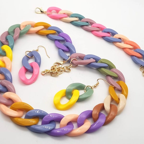 Acrylic Jewellery - Etsy UK
