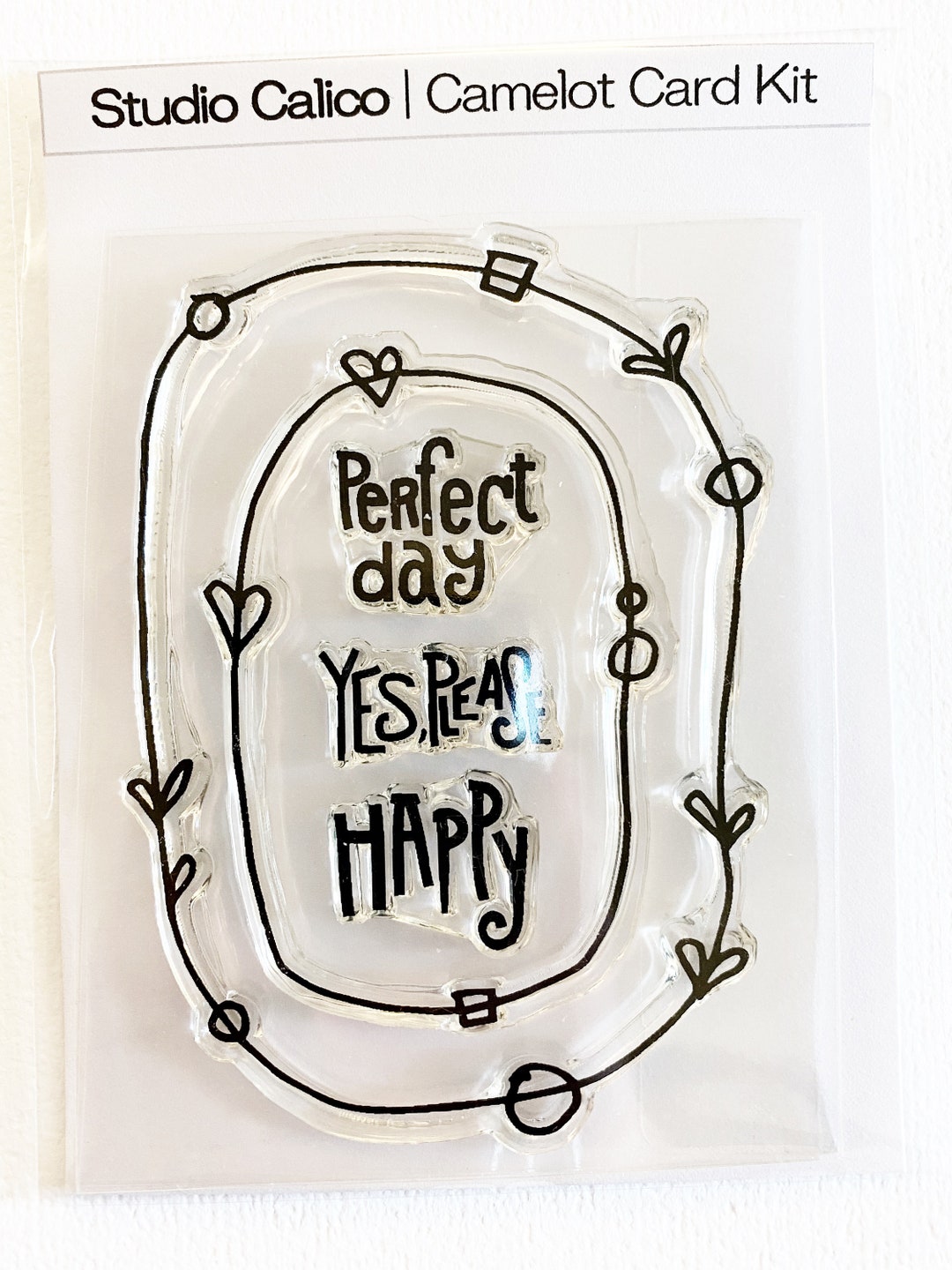 Studio Calico Camelot Card Kit 3x4 Clear Stamp Set - Etsy