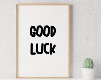 Good Luck Sign - Etsy