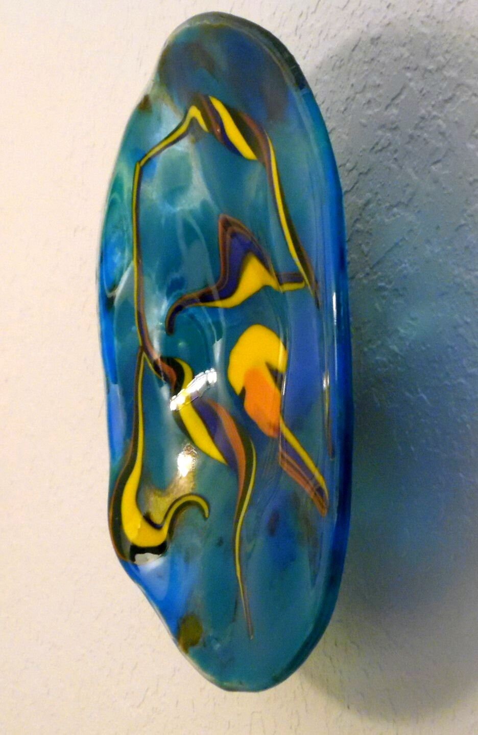 Glass Wall Art. Unique Glass Wall Art Piece, - Etsy