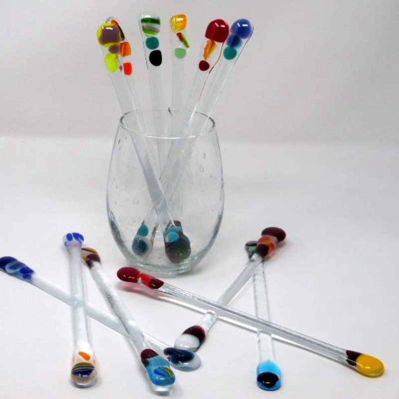 Glass Stir Sticks - Etsy