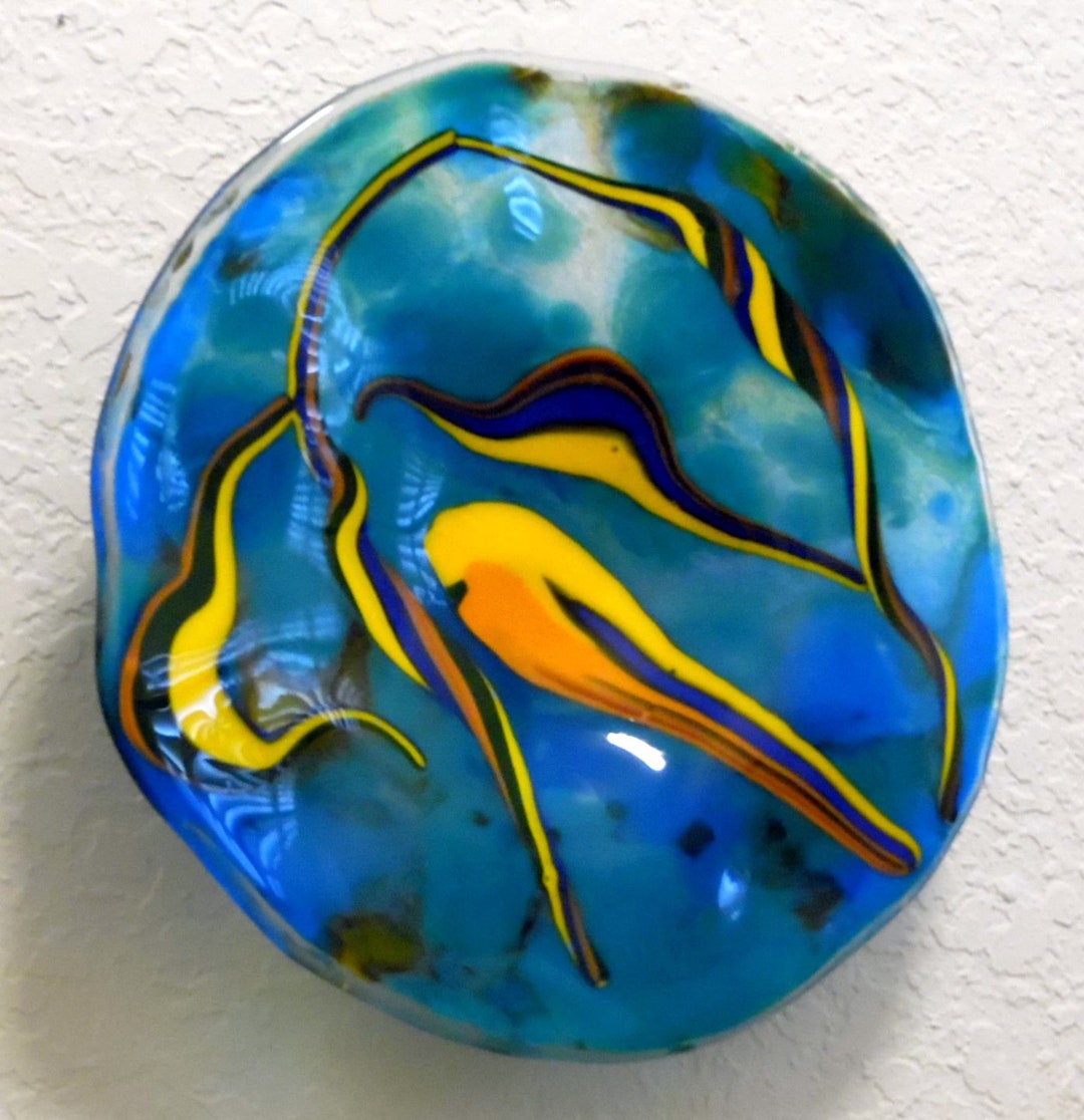 Glass Wall Art. Unique Glass Wall Art Piece, - Etsy