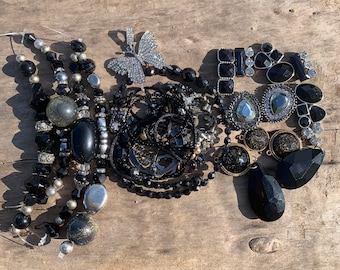 Upcycle Repurpose Design Art Craft Broken Jewelry Destash Making ...