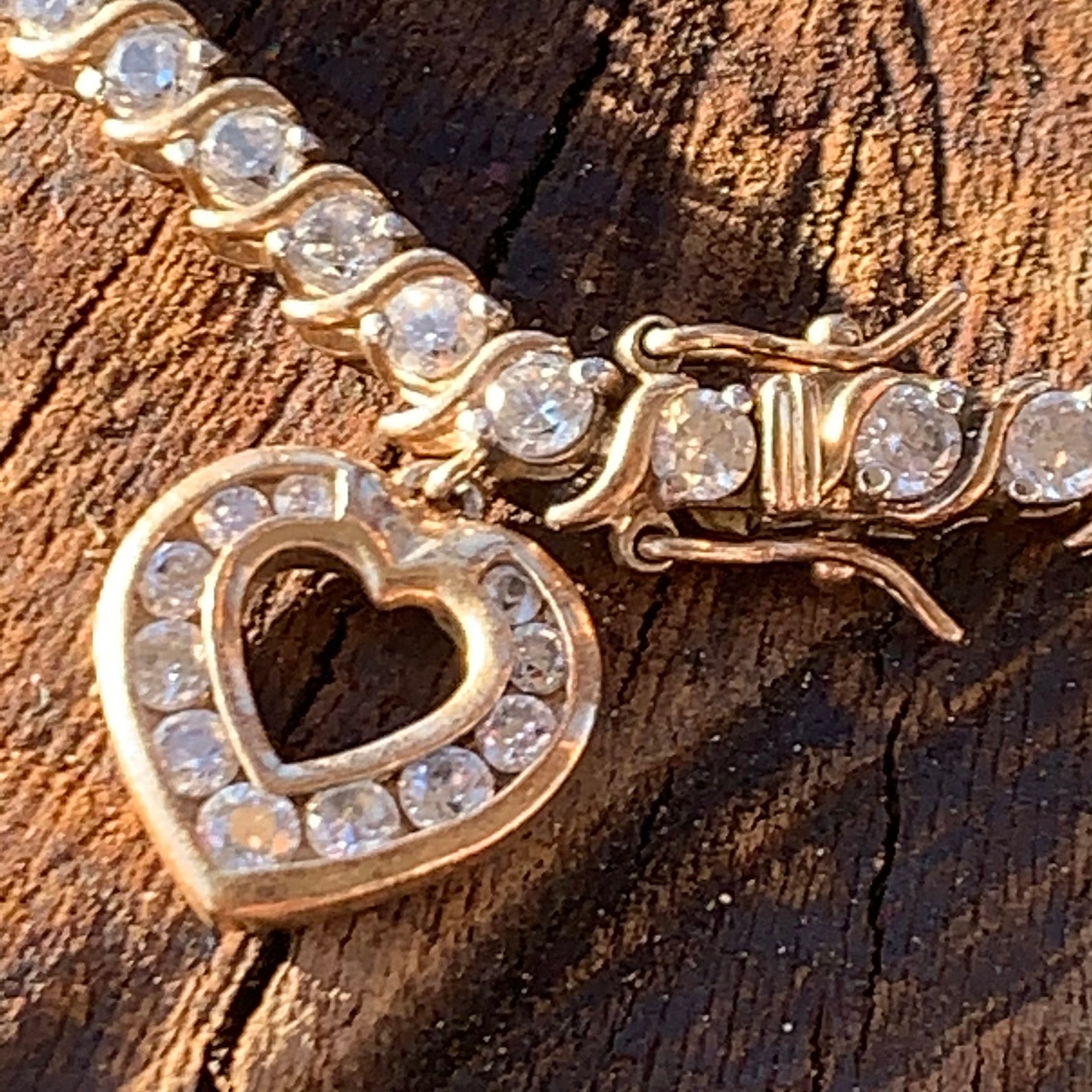 Vintage China 925 CZ R Bracelet Sterling Silver Bracelet | Etsy