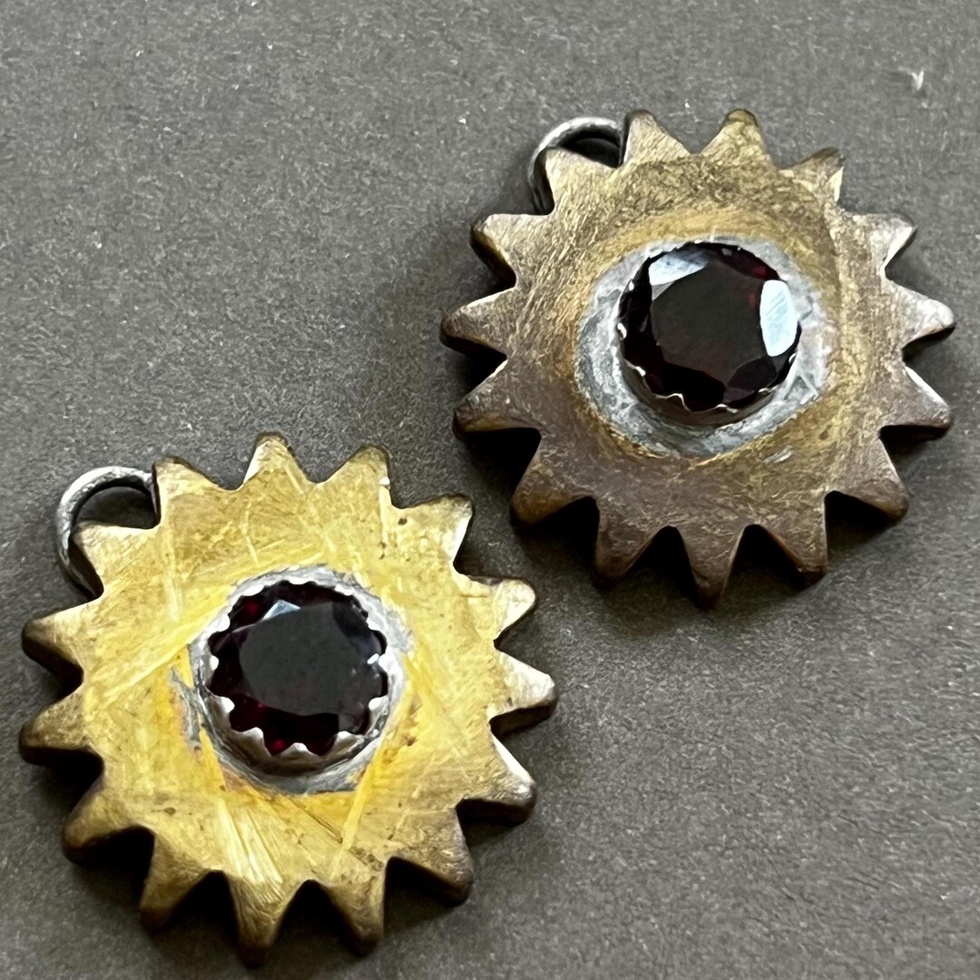 Vintage Heavy Brass Charms - Etsy