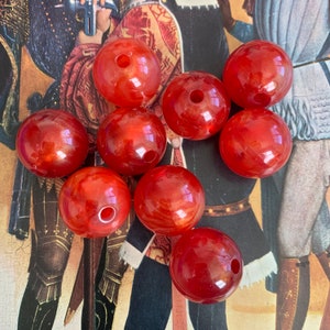 Vintage 9 Large Plastic Beads Jewelry Beads X1377 - Etsy