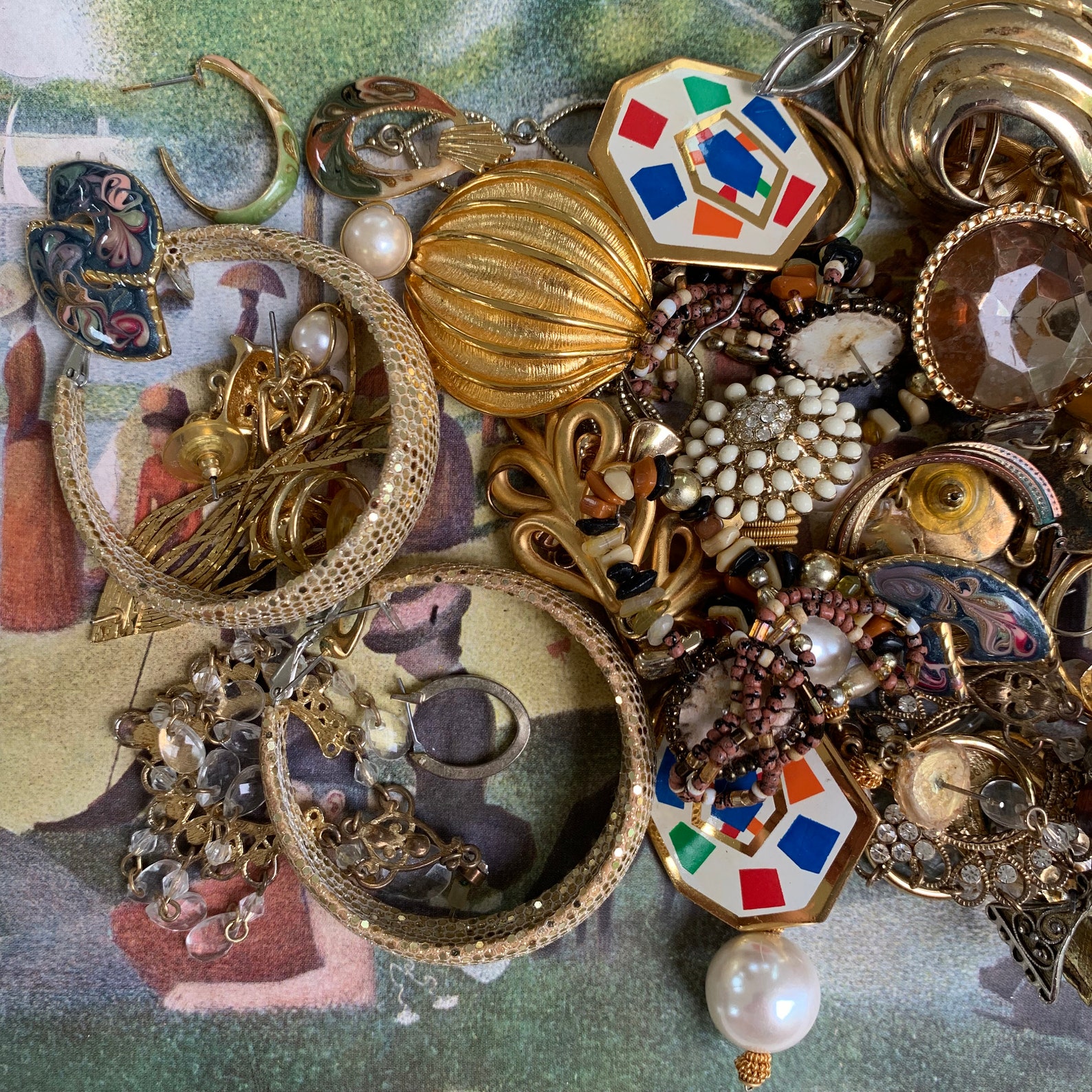 Upcycle Destash Broken Jewelry Junk Journal Supplies - Etsy