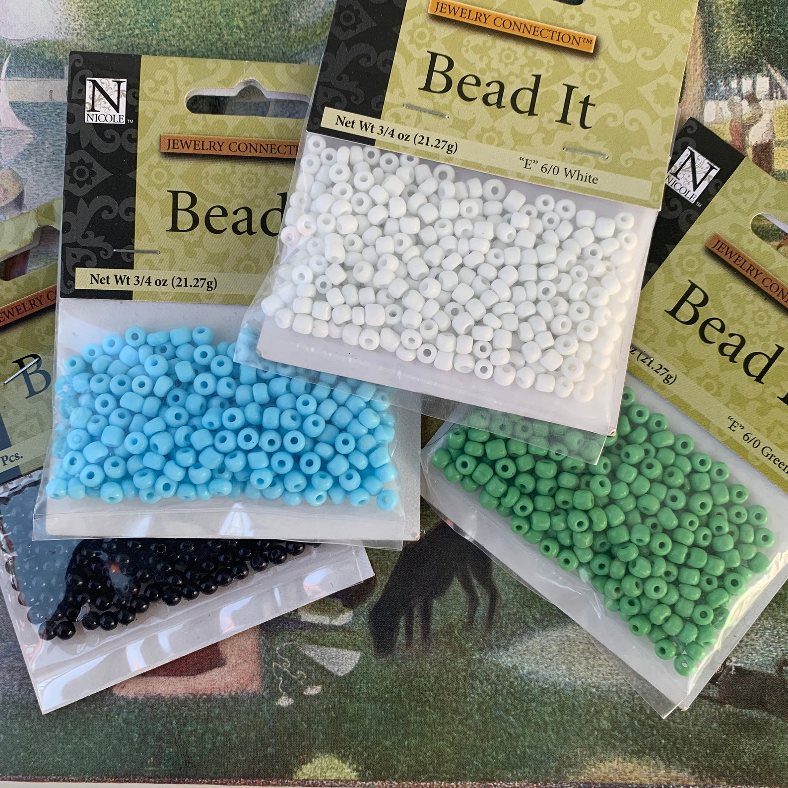 Supply 4 packages Glass Bead X1445 | Etsy