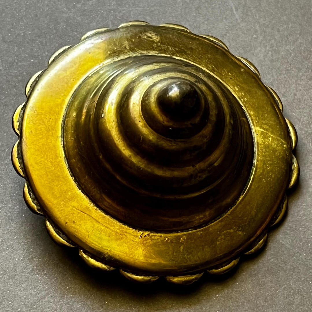 Vintage | Rustic Tarnish Brass Buckle | X467 - Etsy