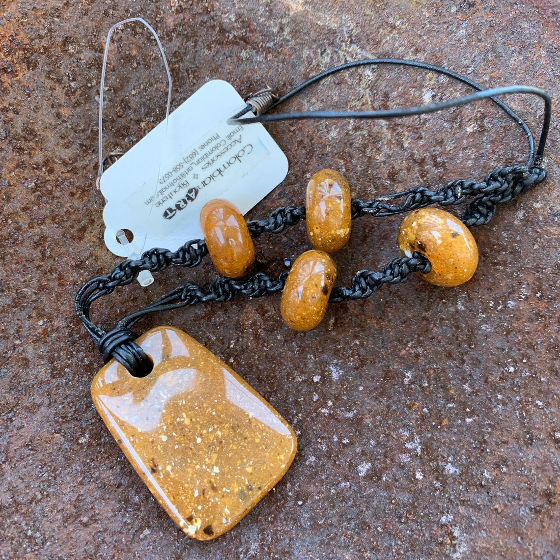 Upcycle Jewelry Necklace Beads Handmade X2562 - Etsy UK