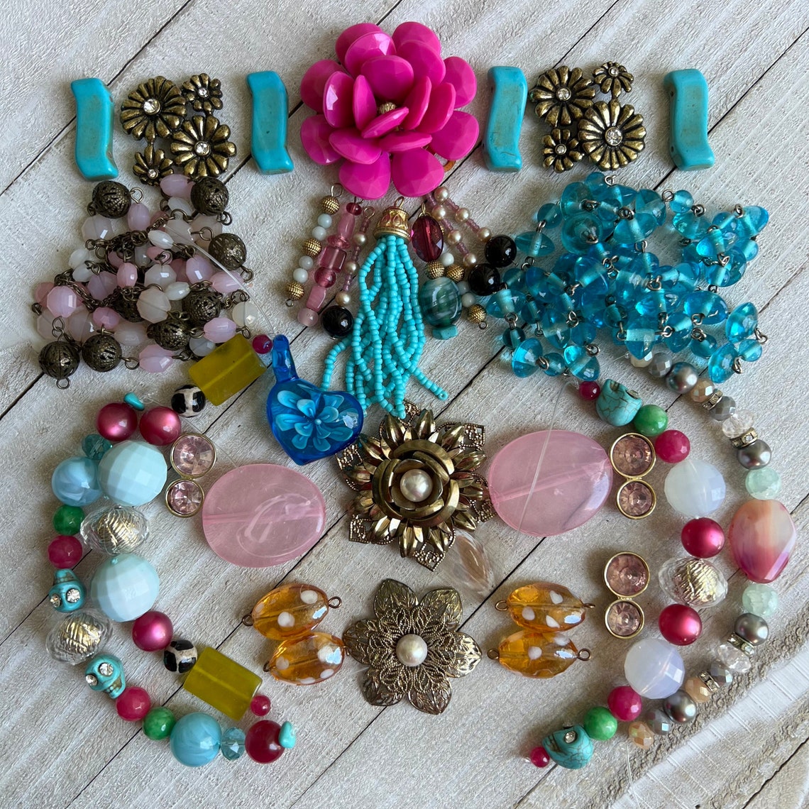 Upcycle Repurpose Design Art Craft Broken Jewelry Destash - Etsy