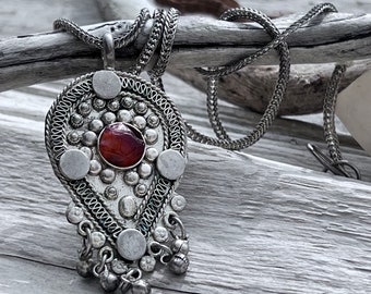 Vintage Antique 20 Carat Gold Lord Shreenath Ji Pendant Amulet Necklace ...