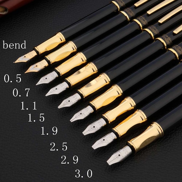 Black Fountain Pen - Etsy