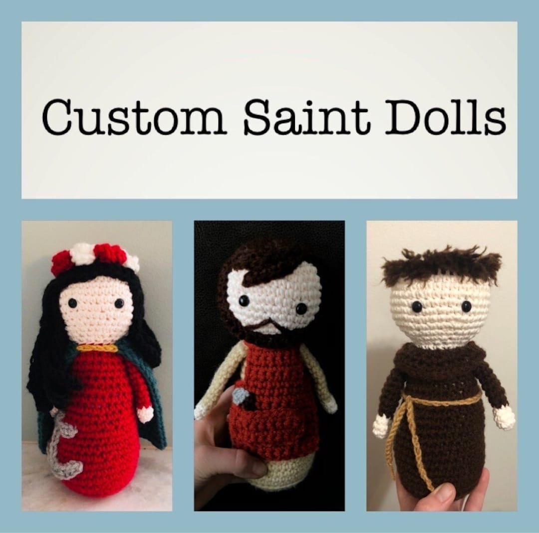 Custom Saint Dolls, Crochet Saints, Dolls - Etsy
