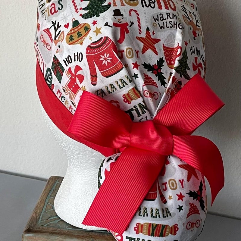 Ponytail Scrub Hat - Etsy