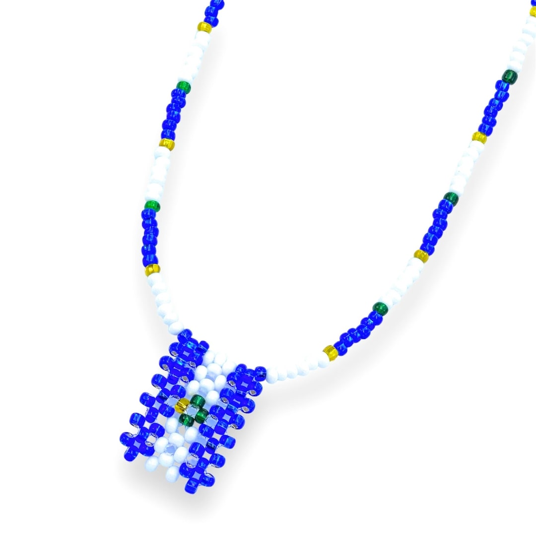 El Salvador Flag Necklace Salvadoran Flag Pendent - Etsy