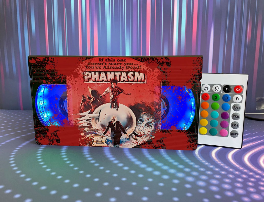 Phantasm VHS Lamp: Retro Horror Movie Night Light - Etsy