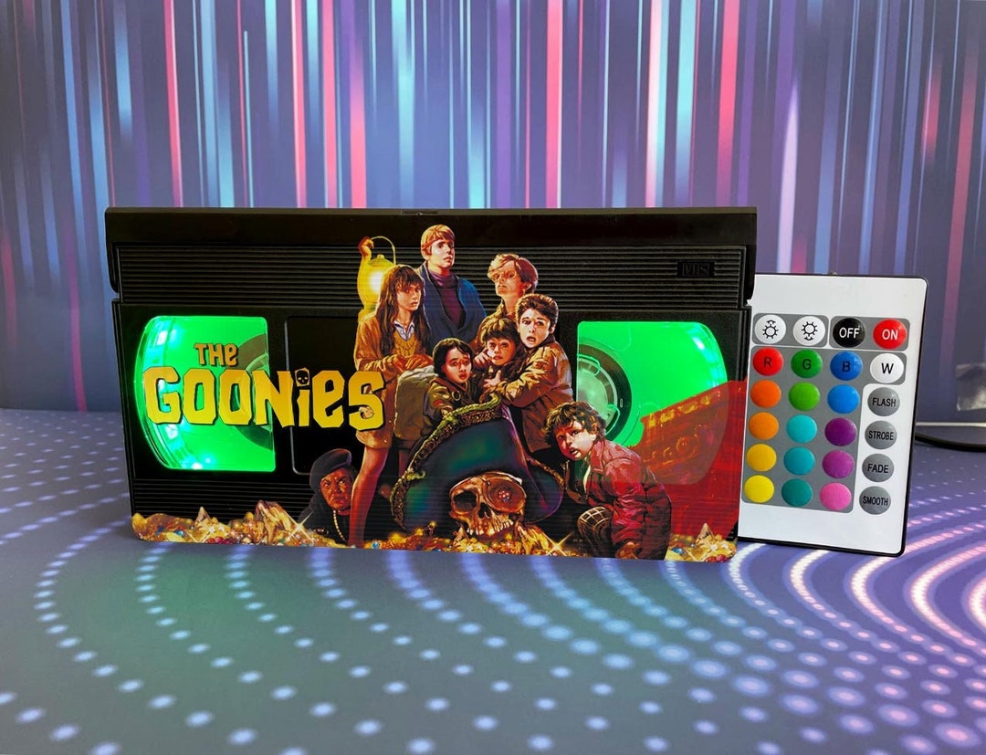 Handmade Goonies VHS Lamp: Retro 80s Movie Night Light - Etsy